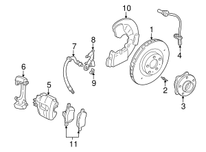 1999-2014 Volvo Splash Shield - Driver's Side (LH) 30760816 ...