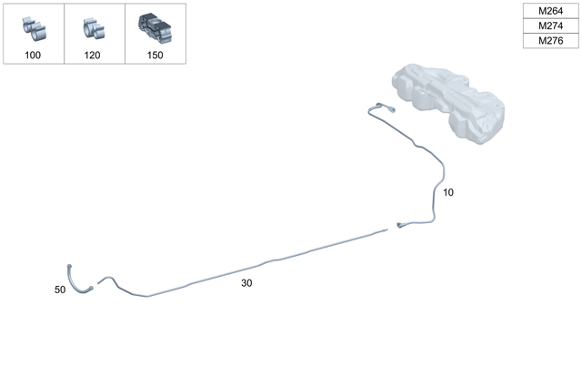 205-476-01-01 - Fuel Line 2015-2018 Mercedes-Benz | Mercedes-Benz USA Parts