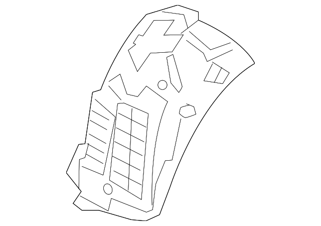 Genuine Ft Fender Liner for 2018-2022 Land Rover | Land Rover Part ...