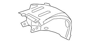 2013-2023 Land Rover Rear Fender Liner LR177927 | OEM Parts Online