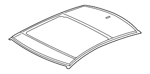2017 Jaguar XE Roof Panel T4A2623 | JaguarParts.com