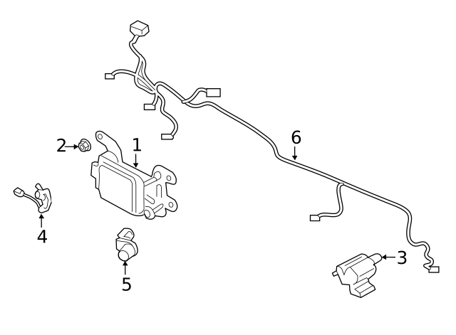 2020 Kia Telluride Distance Sensor 99110-S9100 | TascaParts.com