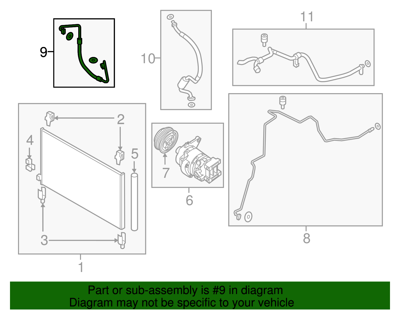2015-2024 Nissan Murano Pressure Hose 92490-5AA0A | Ziegler Nissan of ...