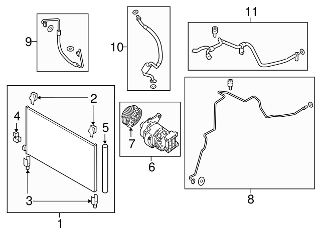 2015-2021 Nissan Murano Upper Return Tube 92450-5AA0B | Nissan Parts Plus