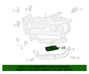 2019-2020 Ram Control Module - Driver's Side (LH) 68448766AA ...