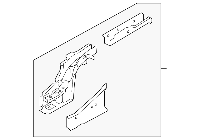2014-2019 Nissan Versa Note Rail Assembly - Driver's Side (LH) G5511 ...