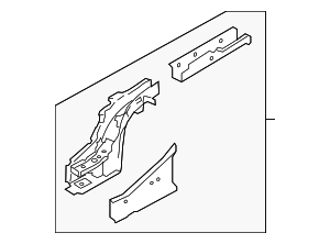 2014-2019 Nissan Versa Note Rail Assembly - Driver's Side (LH) G5511 ...