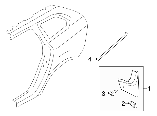 2010-2017 Volvo XC60 Mud Flaps - Rear 31359684 | TascaParts.com