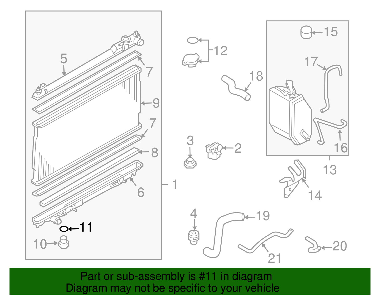 21481-89900 - Radiator Drain Plug Gasket 2003-2022 Nissan | Nissan ...