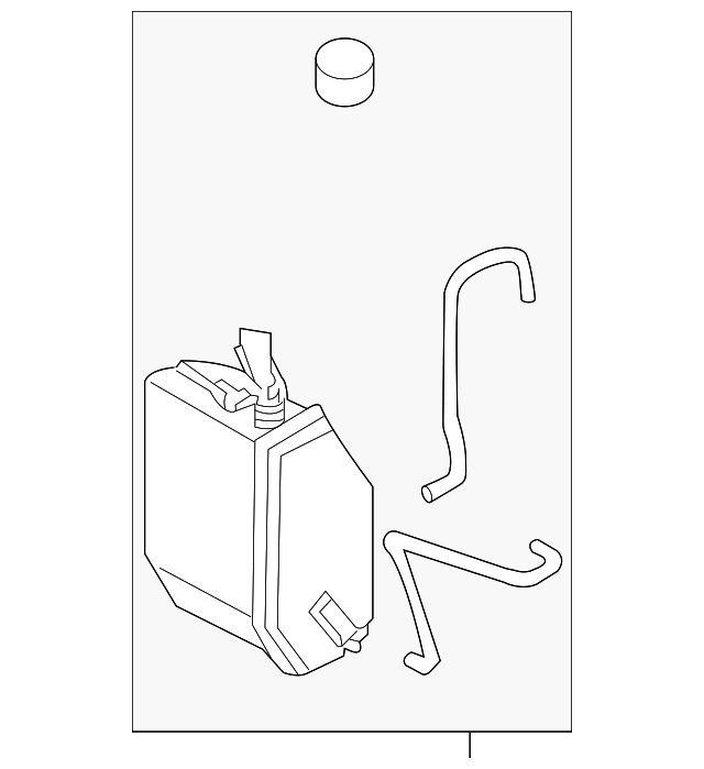 21710-CD00A - Reservoir Tank - 2003-2007 Nissan 350Z | World OEM Parts ...