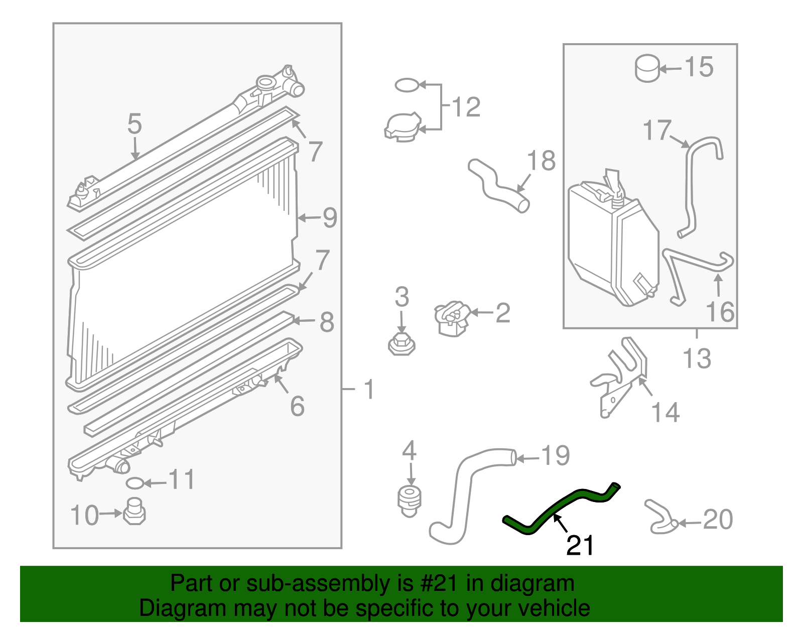 2003-2007 Nissan 350Z Hose 21632-AL500 | Ziegler Nissan of Orland Park