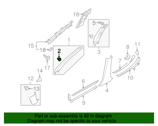 2008-2021 Subaru OEM NEW 2008-2020 Subaru BRZ Ascent Lower Center ...
