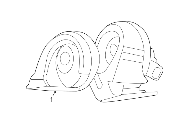 2017-2024 Ram Horn 68297891AC | Mopar Parts Canada