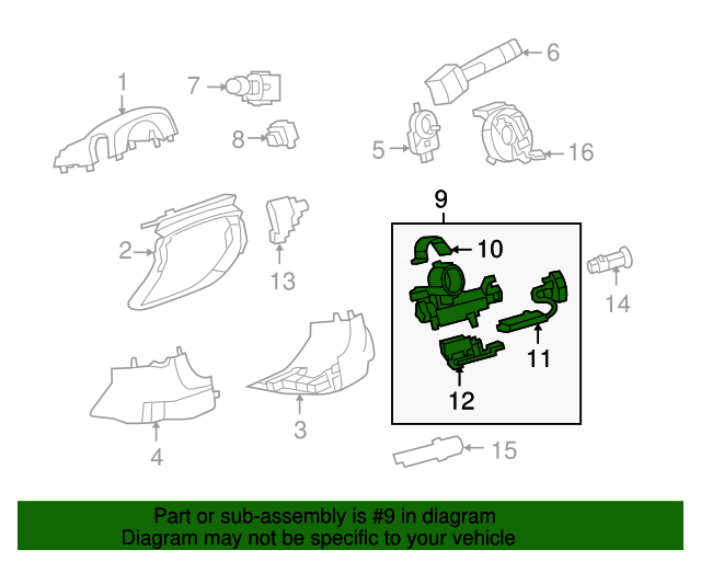 25928230 GM Ignition Lock Housing | GM Parts Store