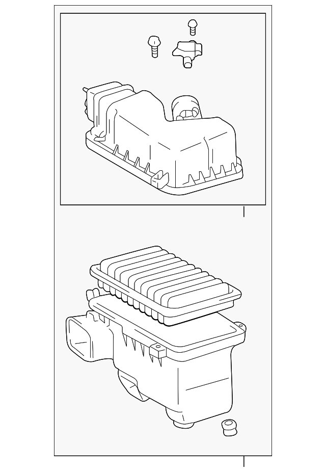 17700-0P072 - Air Cleaner Assembly - 2007-2010 Toyota | OEMGenuineParts.com