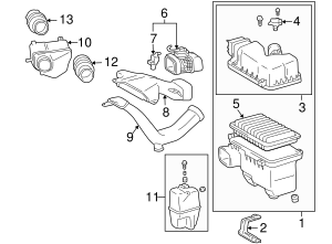 2003-2010 Toyota Vacuum Switch 25860-0A010 | Toyota Parts Delivered