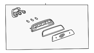 1995-2004 Toyota High Mount Lamp 81570-04010 | Toyota Parts Center