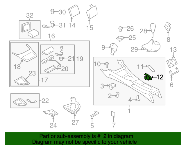 Genuine BMW 51-16-9-122-656 | Lower Support | FREE Shipping on Most ...