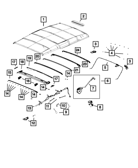 Roof for 2021 Jeep Wrangler | EastcoastMoparts