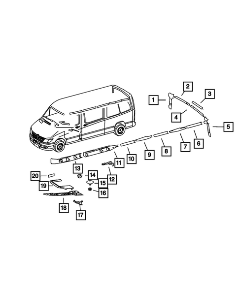 Wiring-Body and Accessories for 2008 Dodge Sprinter 3500 | Mopar eStore