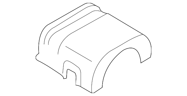 2003-2008 Hyundai Tiburon Upper Column Cover 84850-2C000-LK | OEM Parts ...