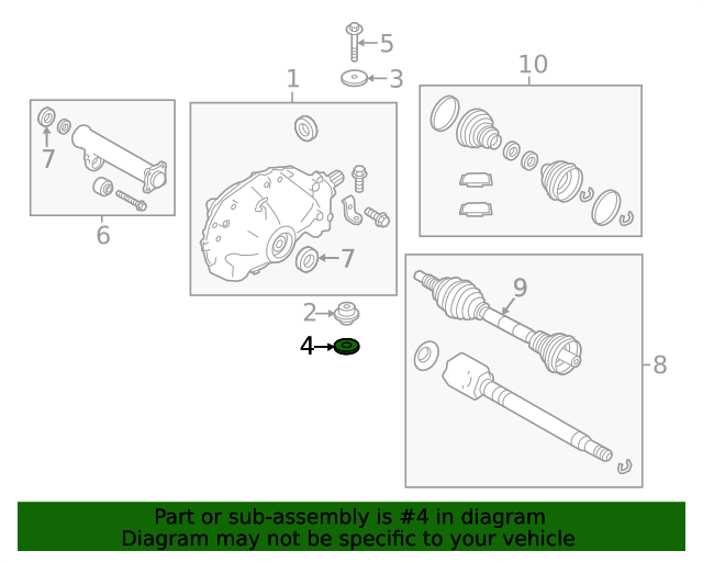2013-2023 Land Rover Differential Lower Plate LR033207 | OEM Euro Parts