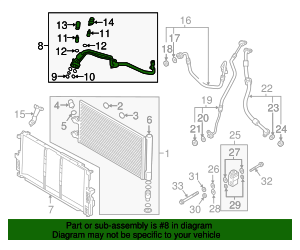 31694269 - AC Hose - 2017-2020 Volvo S90 | Volvo OEM Parts Direct