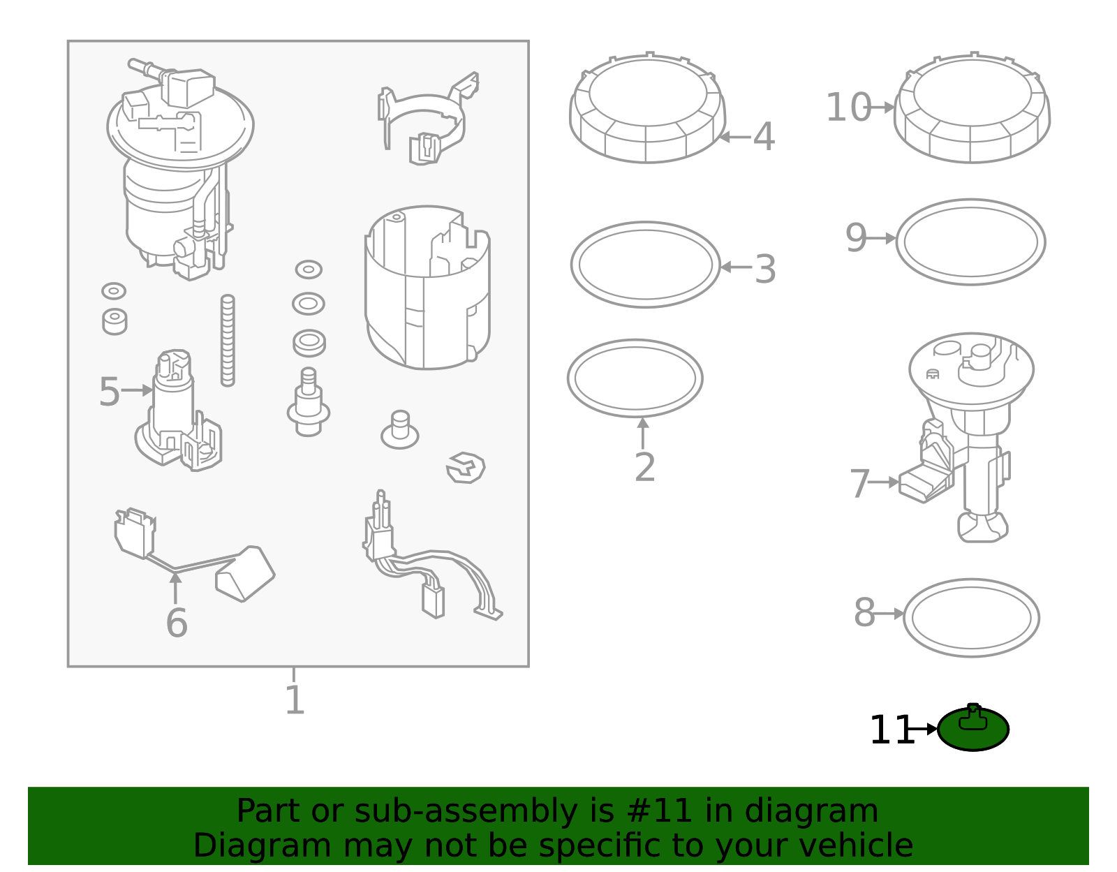 1990-2025 Subaru Filter 42072AA120 | Subaru Parts Guys