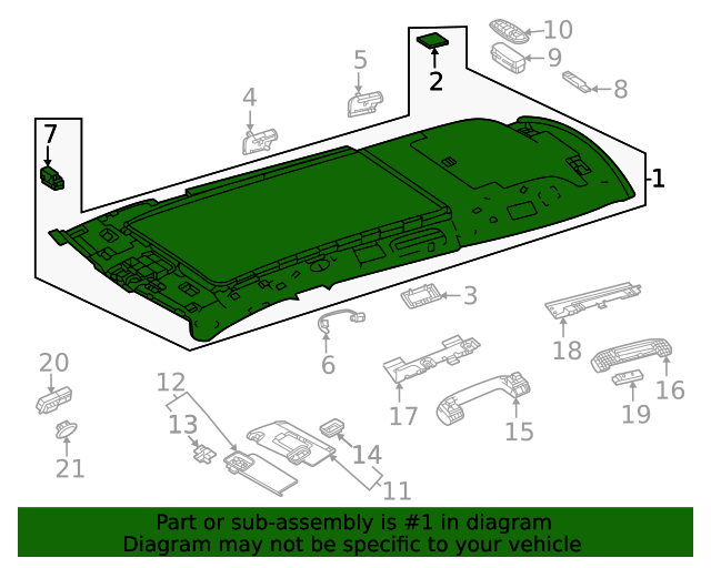 167-690-18-02-8U13 - Headliner 2020-2021 Mercedes-Benz | Mercedes-Benz ...