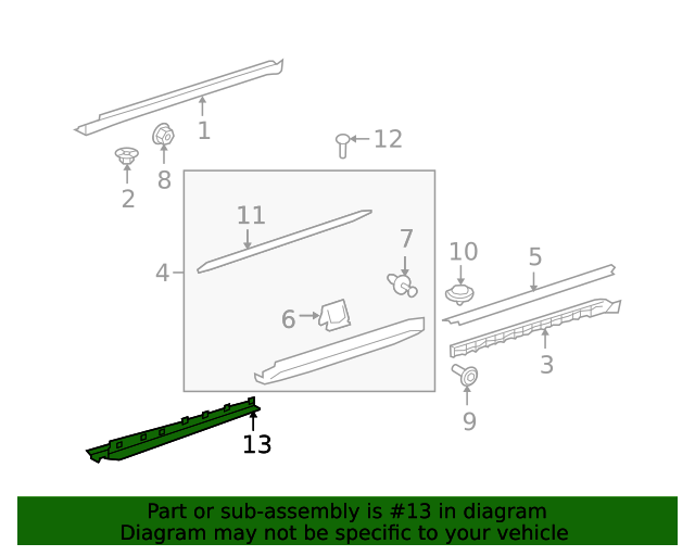 164-690-02-10 - Step Panel 2007-2012 Mercedes-Benz | Mercedes-Benz USA ...