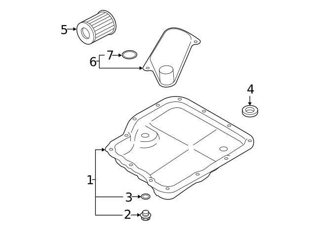 2010-2024 Subaru ATF Filter for CVT car 31835AA030 | Subaru Parts For You