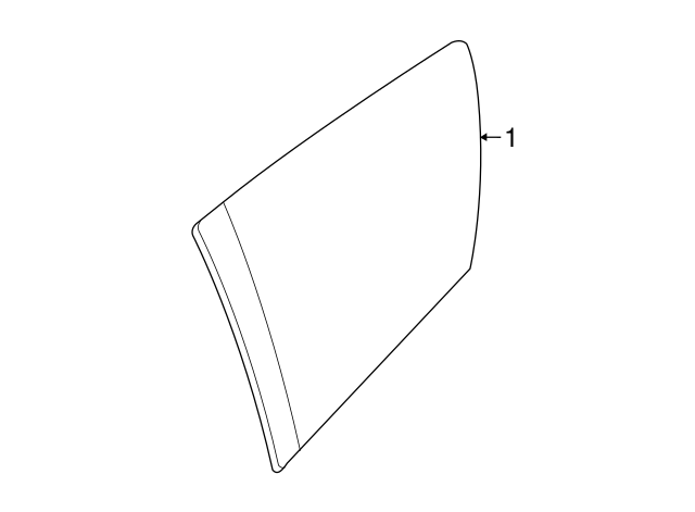 2017-2020 Chrysler Side Glass - Driver's Side (LH) 68332883AA ...