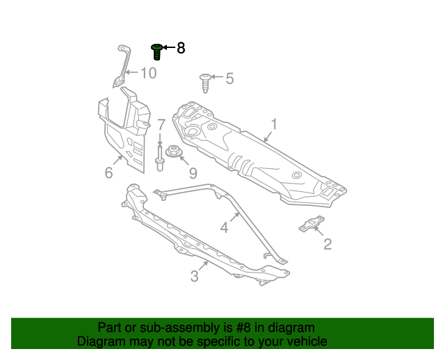 7146959923 - 1999-2024 BMW Bumper Cover Mount Bolt (07-14-6-959-923 ...