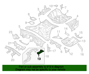 2011-2019 Infiniti Rail Extension 75521-1MA0A | INFINITI
