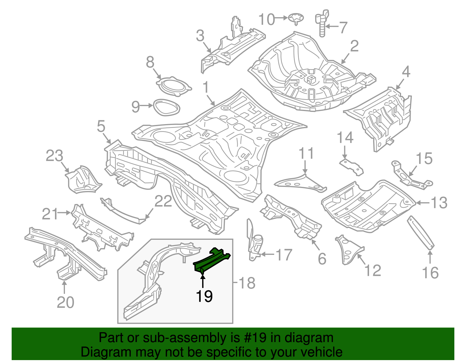 2011-2019 Infiniti Rail Extension 75520-1MA0A | Infiniti of Orland Park