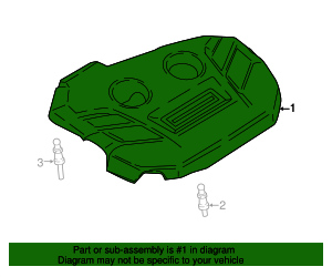 2016-2018 Ford Focus Engine Cover G1FZ-6A949-B | GetOEMParts.com