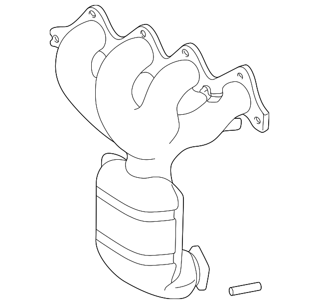 28510-23810 - Exhaust Manifold - 2004-2008 Hyundai | World OEM Parts ...