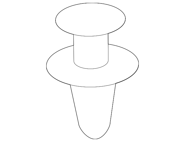 2007-2016 Mini Quarter Trim Panel Rivet 51471911992 | Mini Parts Direct