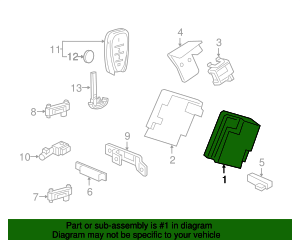 2016-2018 GM Keyless Entry Control Module 13523223 GM | GMPartsDirect.com