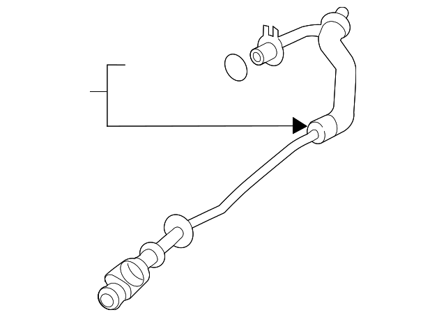 Genuine OEM Water Feed Tube Part# LR161887 Fits 2018-2023 Land Rover ...