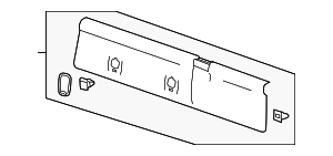 2015-2019 GM Cocoa Rear Window Lower Garnish Molding 23455515 ...