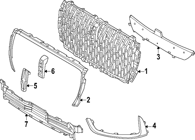 PJ7Z-8A284-AB - Reinforcement 2023-2024 Lincoln Corsair | Ford Parts Direct