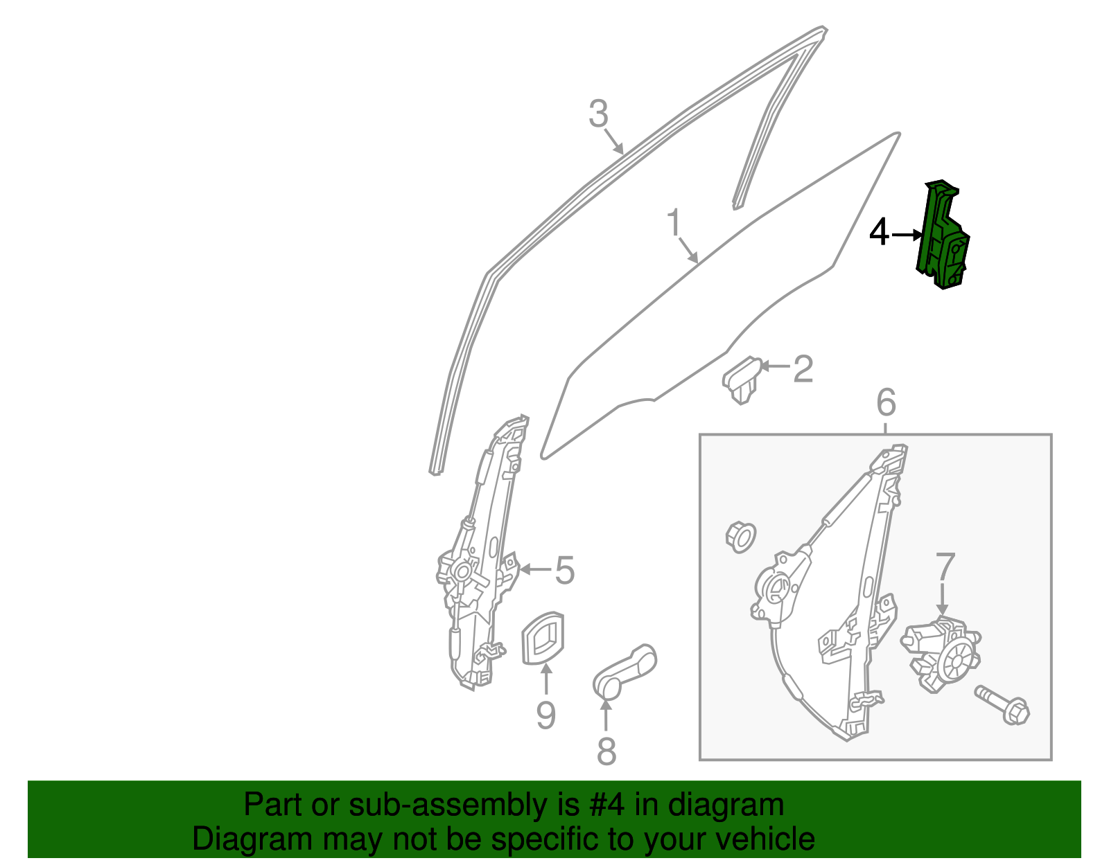 82550-1W000 - Rear Guide 2012-2017 Kia Rio | Kia.Parts Store