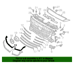 2017-2018 Mazda 3 Protect Strip B63E-50-B51B | TascaParts.com