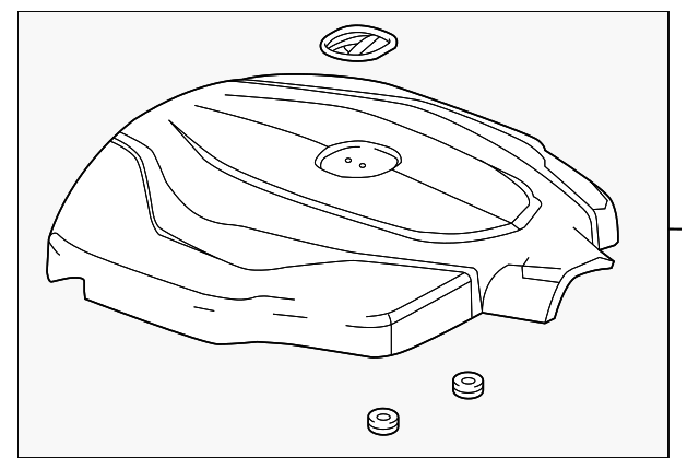 2015-2020 Acura TLX Engine Cover 17121-5J2-A00 | Acura Parts World