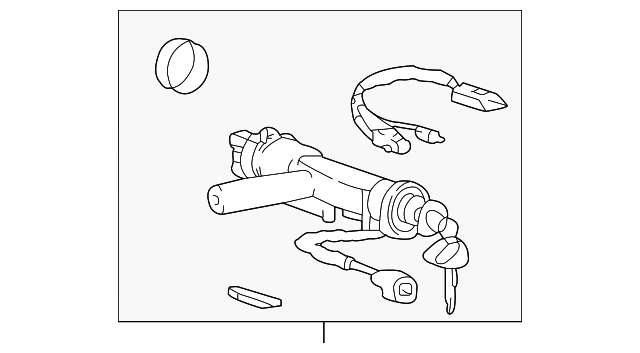 2001-2006 Kia Optima Ignition Lock Cylinder 81900-3CA00 | OEM Parts Online