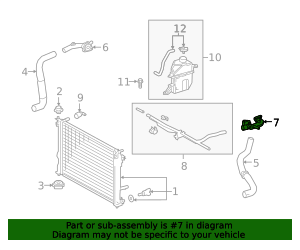 16331-31230 - 2017-2024 Toyota - Water Outlet | Sparks Parts