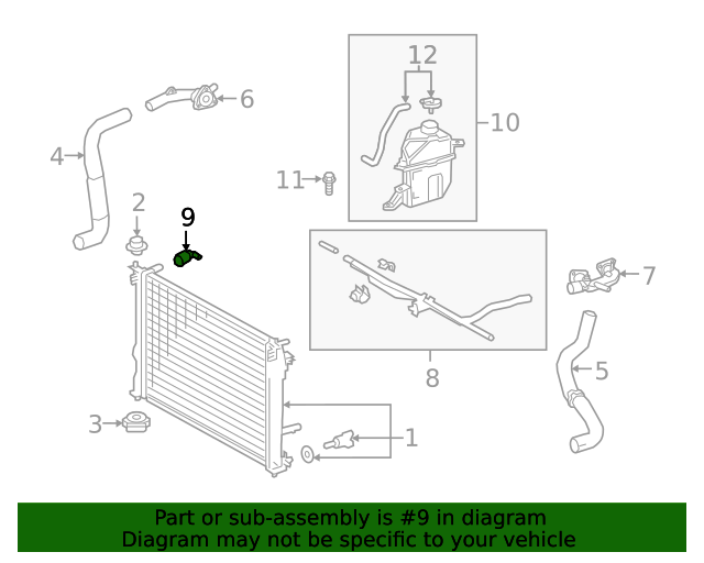 2018-2023 Toyota Joint 16291-0P010 | McGeorge Toyota Parts