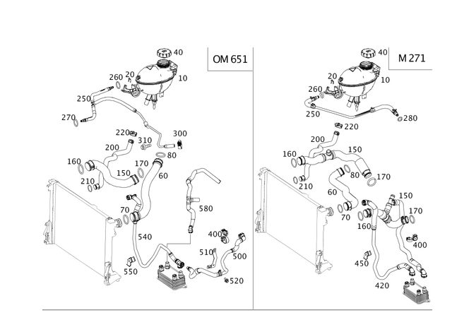 Genuine Coolant Pipe for 2012-2015 Mercedes-Benz C250 | OEM Part# 204 ...