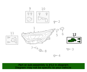 2019-2024 Toyota Repair Bracket 81196-42060 | Sparks Parts
